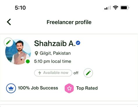 shahzaib ali on linkedin upwork toprated freelancejourney grateful