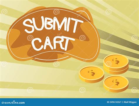 Handwriting Text Submit Cart Word Written On Sending Shopping List Of