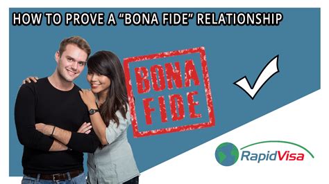 How To Prove A Bona Fide Relationship Rapidvisa®