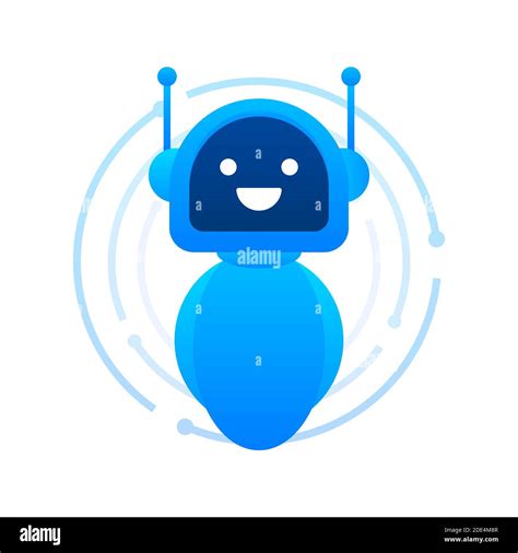 Robot Icon Bot Sign Design Chatbot Symbol Concept Voice Support Service Bot Online Support