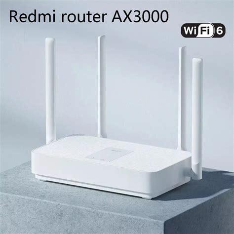 Xiaomi Wifi Router Redmi Ax3000 Router Wifi6 160mhz High Bandwidth Ofdma Efficient Transmission