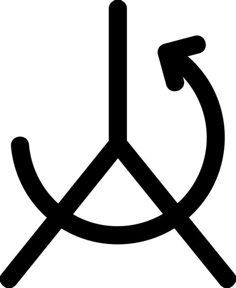 3d Rotate Z Axis Line Icon 36578340 Vector Art At Vecteezy