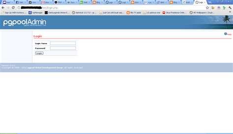 Pgpooladmin Web Interface For Pgpool ~ Darkonsole