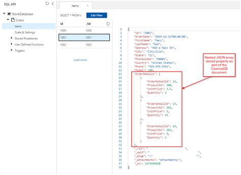 Migrate One To Few Relational Data Azure Cosmos Db For Nosql