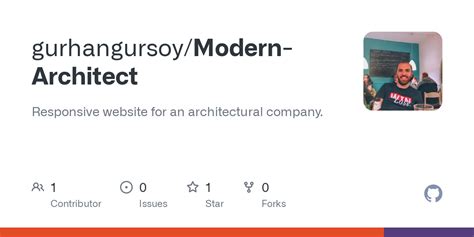 Github Gurhangursoymodern Architect Responsive Website For An