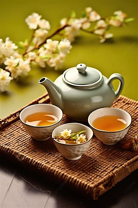 Gambar Background Teko Dan Piring Vektor Dan File Psd Untuk Unduh