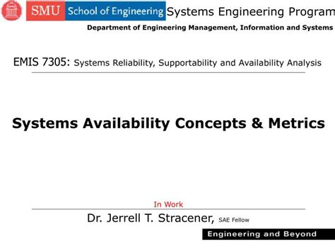 Ppt Systems Availability Concepts And Metrics Powerpoint Presentation Id 3104793