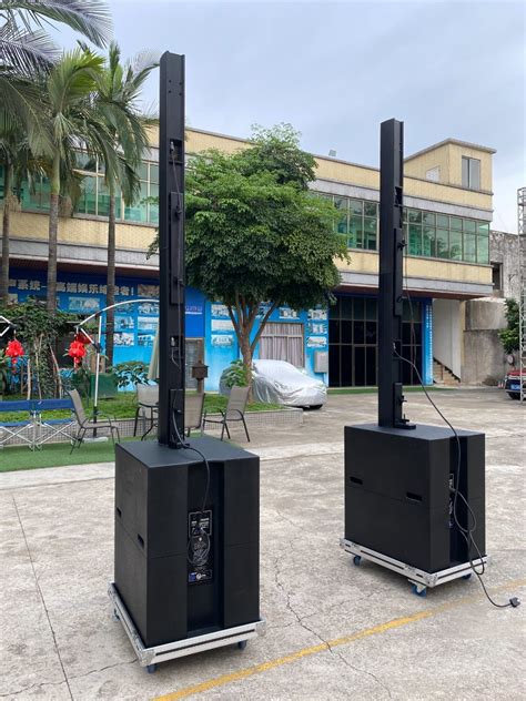 T I PRO Audio Column Speaker PA System Professional Sound Speakers For Concert Active Array
