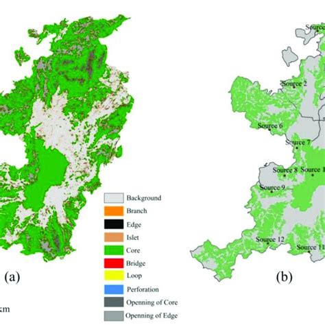 Ecological Corridor Network Extraction Results Of Ecological Corridors Download Scientific