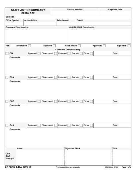 Staff Summary Sheet At Christina Gonzales Blog