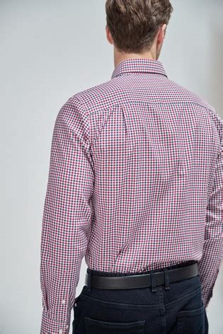 Next Uk Red Navy Check Shirt Ogalax