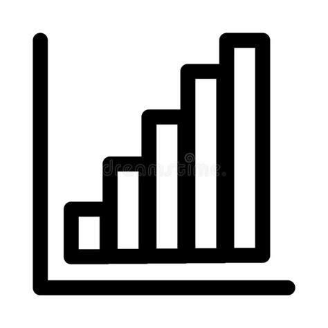 Bar Chart Icon For Visualizing Data In Graphical Form Stock Vector Illustration Of Finance