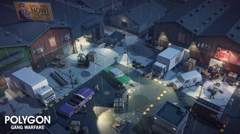 POLYGON Gang Warfare Low Poly D Art By Synty