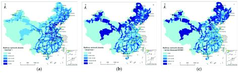 Distribution Pattern Of Railway Network Density A Distribution