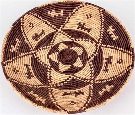 Yavapai Apache Pictorial Negative Design Basket 1831675584