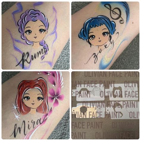 Kpop Demon Hunters Face Painting Etsyde
