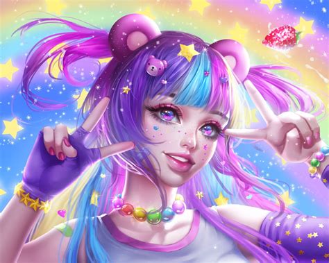 Desktop Purple Anime Wallpapers Wallpaper Cave