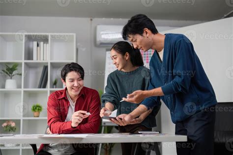 Collaboration And Ux Design Creative Team Brainstorming Ideas For User Interface And Experience