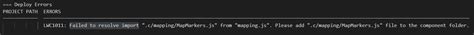 Lightning Web Components Failed To Resolve Import Salesforce Stack Exchange