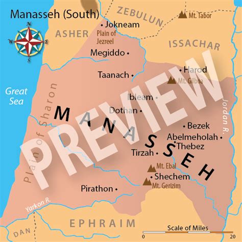 Manasseh South Bible Cities