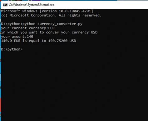 Dayatar Vibha On Linkedin 💱 Currency Converter In Python 🐍 Exited To