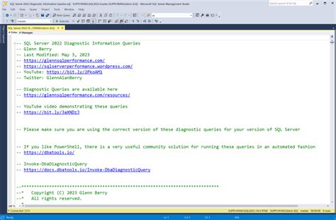 Sql Server Diagnostic Information Queries For May 2023 Glenns Sql