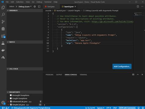 Vscode Java Debugconfigurationmd At Main · Microsoftvscode Java Debug · Github