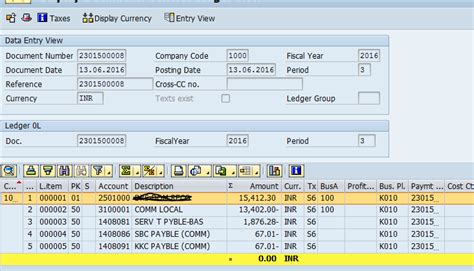 Business Area Not Update In Service Tax Line Items Sap Community