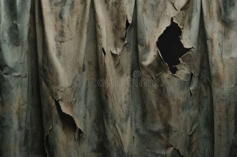 A Textured Backdrop With Tattered Fabric The Worn Surface Has Deep