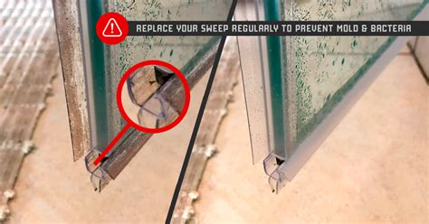 Types Of Shower Door Sweep Replacements