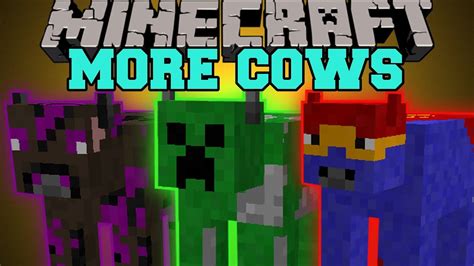 Minecraft More Cows Flying Cows Creeper Cows Super Cows More Cows