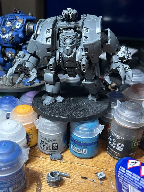 I Made Another Dreadnought The Brutalis And The Leviathan Go Together Well R Kitbash
