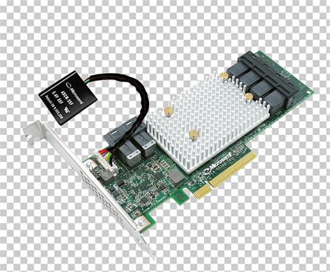 serial attached scsi raid adaptec serial ata controller png clipart