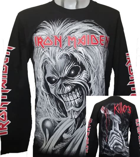 Iron Maiden Long Sleeved T Shirt Killers Size Xl