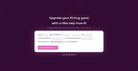 Flirtify Ai Tool For Pickup Lines