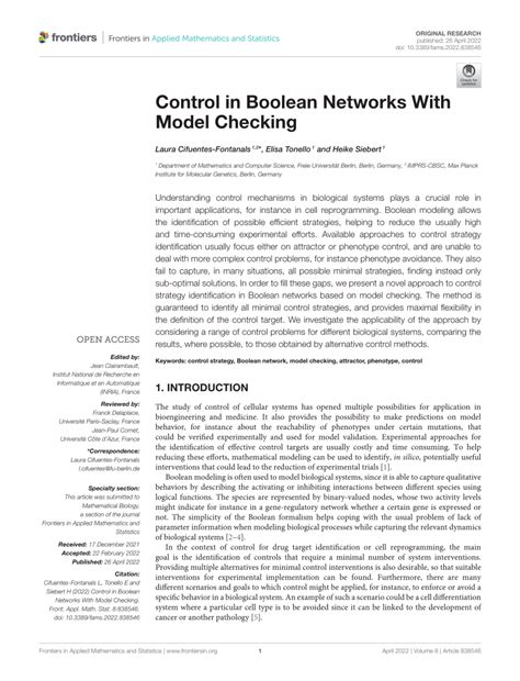 pdf control in boolean networks with model checking