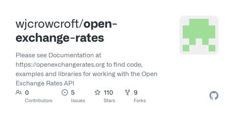 GitHub Wjcrowcroft Open Exchange Rates Please See Documentation At Https Openexchangerates