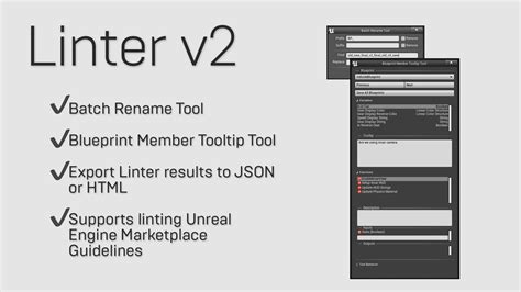 linter v2 in code plugins ue marketplace