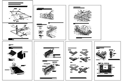 Coping And Slab Isometric View Detail Autocad File