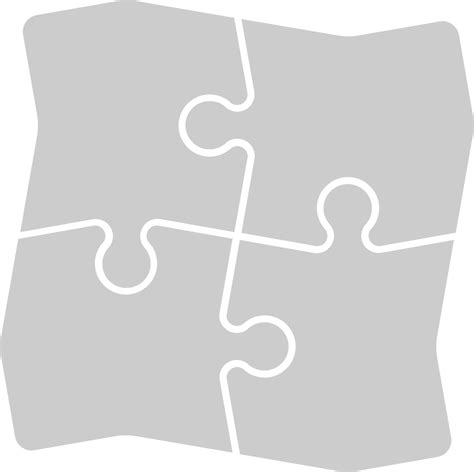 Puzzle Pieces Square 36638541 Vector Art At Vecteezy