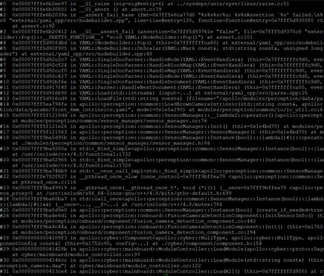 Perception Camera Apollo Won T Run Issue ApolloAuto Apollo GitHub