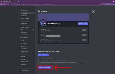How To Enable 2fa On A Discord Account Lordpipes Obscure Tutorials
