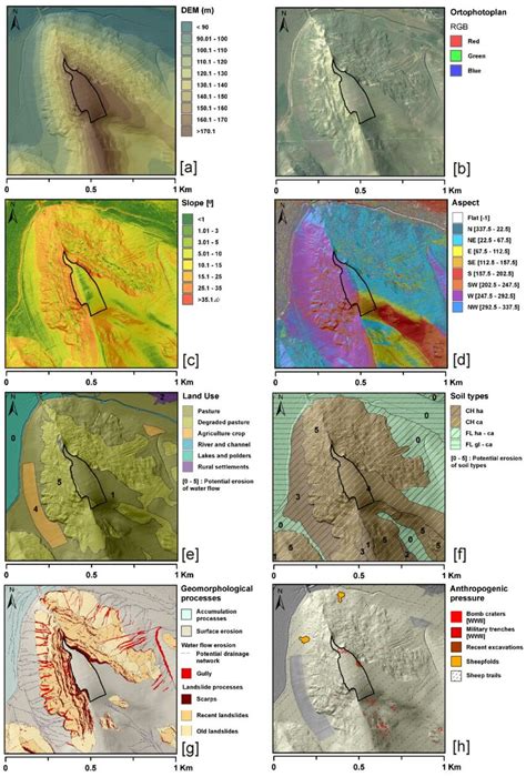 Thematic Layers Integrated In The Geoformula Applied For The Risk Map Download Scientific