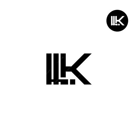 Diseño De La Letra Monograma Del Logotipo De Llk Vector Premium
