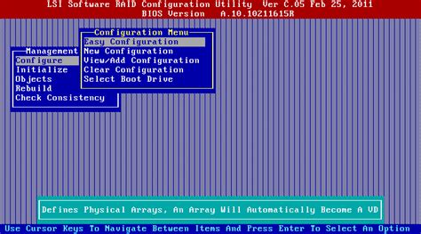 Erstellen Eines LSI Onboard RAIDs Thomas Krenn Wiki