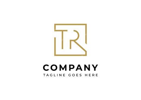 Premium Vector Illustration Modern Luxury Initial Letter Tr With