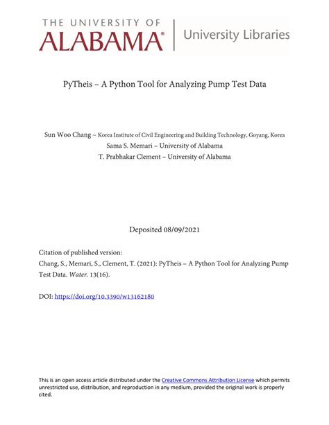 pdf pytheis a python tool for analyzing pump test data dokumen tips
