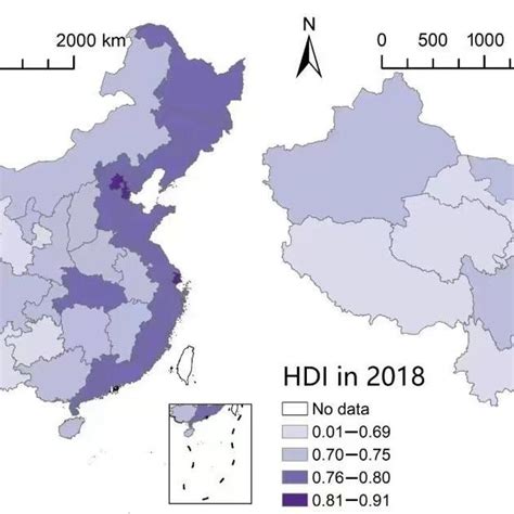 Top 10 Provinces With The Largest Difference Between Traditional Hdi