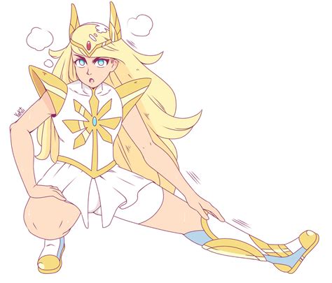 [commission] She Ra Stretching By Yakiti On Newgrounds