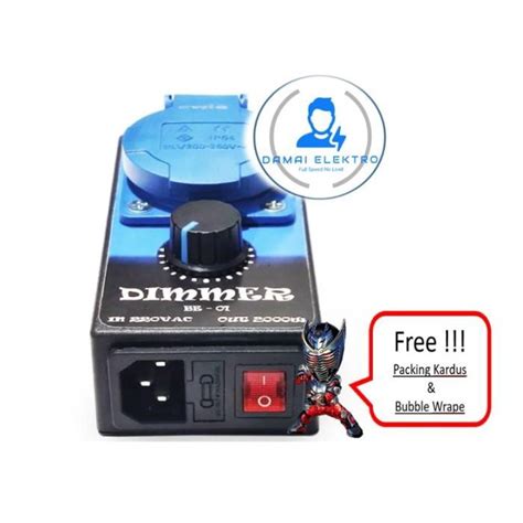 Jual Pengatur Kecepatan Dimmer Ac 2000w Pengatur Kecepatan Gerinda Peredup Lampu Speed Control